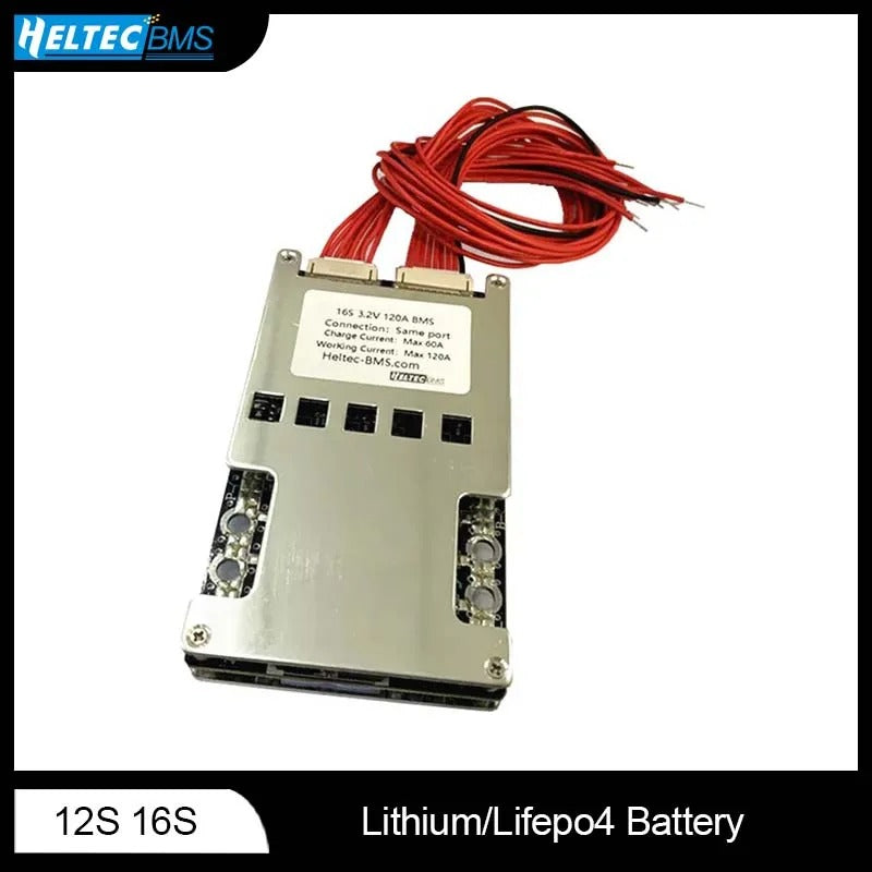 Heltecbms bms 12s 16s 48v lifepo4 60A 120A 18650 BMS 60v Ternary lithi – Heltec BMS