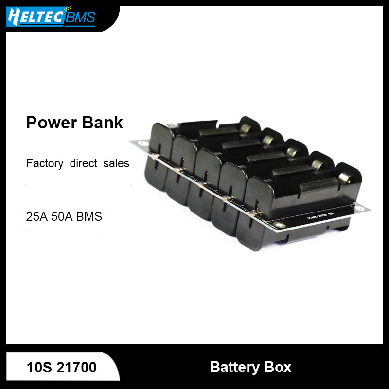 Power Wall 36V 21700 10S Battery Holder 21700 Power Bank Case BMS Lith ...